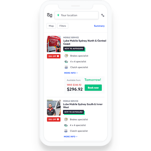 $50 Off Car Servicing And Repairs With Lube Mobile | AutoGuru